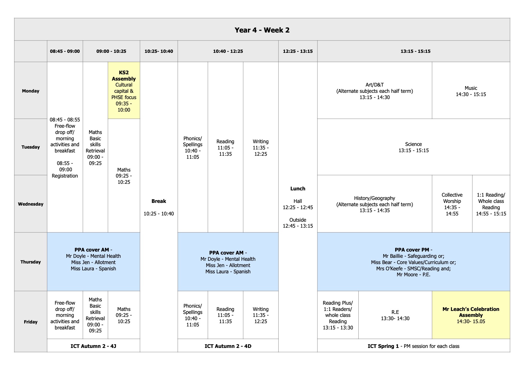 Welcome to Year 4 - Florence Melly Community Primary School